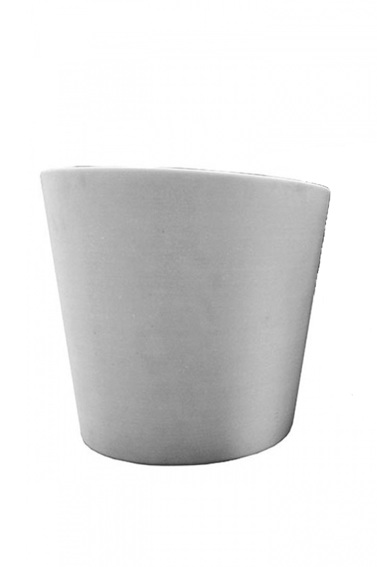Poly pot White 50cm - The Chelsea Gardener